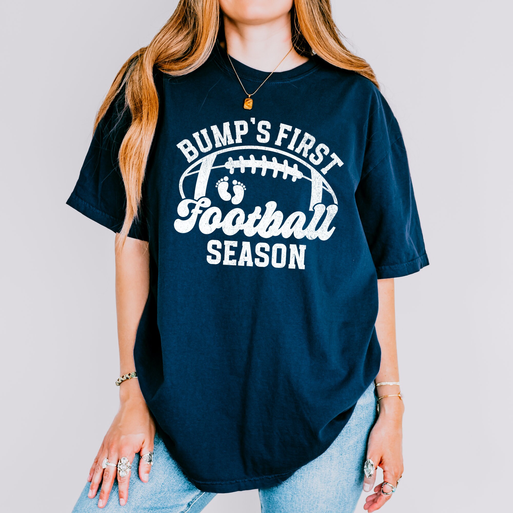 Bump's First Football Season Shirt, Football Pregnancy Announcement ...