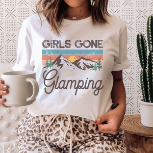 Girls Gone Glamping Shirt Moms Glamping Tshirt Gift for Camper Girls ...