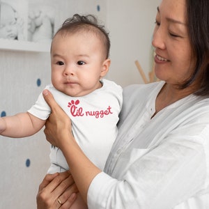 Lil Nugget Bodysuit Fast Food Pregnancy Announcement Little Chicken ...