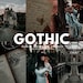 12 GOTHIC Mobile Lightroom Presets Dark Aesthetic - Etsy