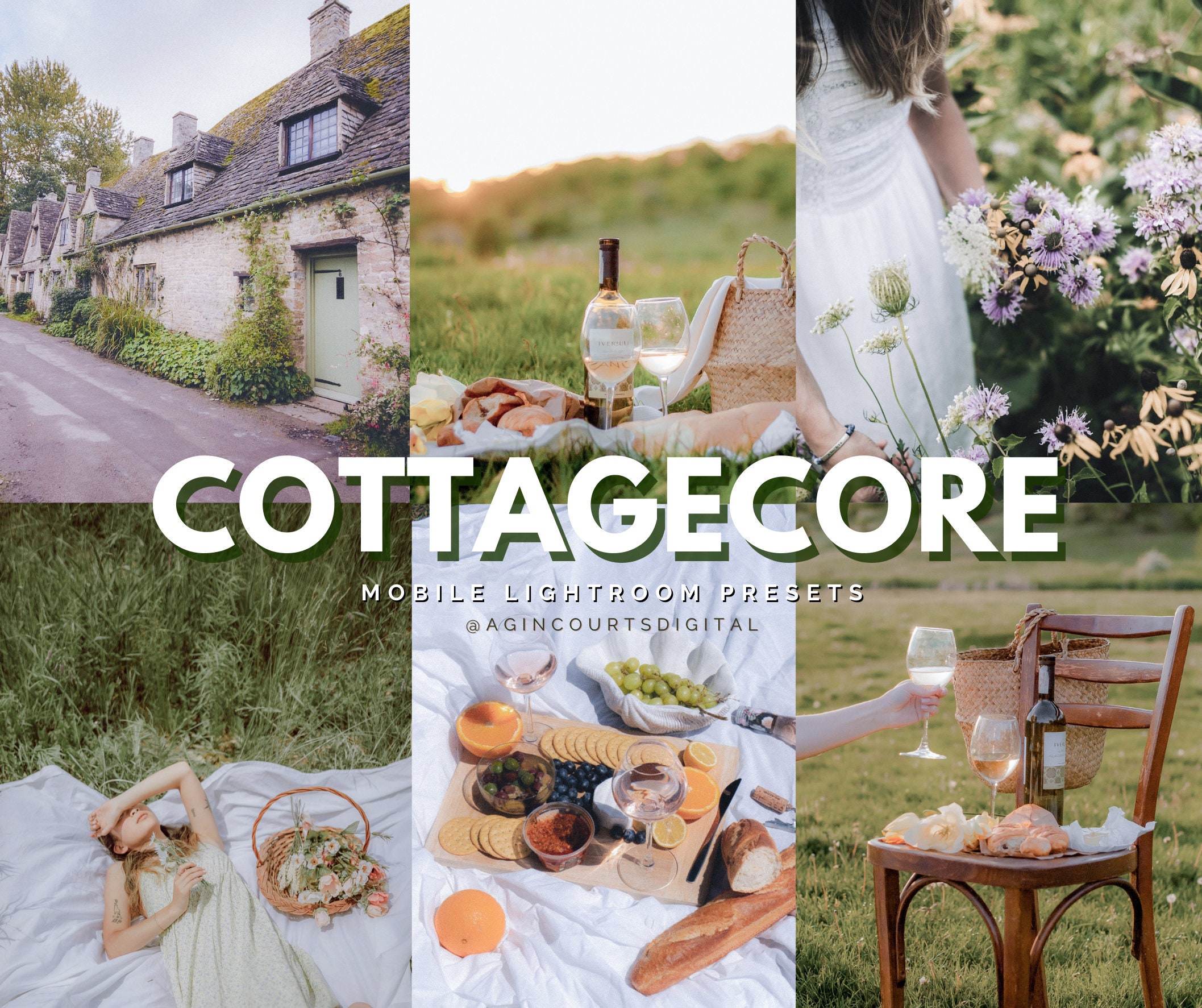 22 COTTAGECORE Mobile Lightroom Presets | Moody Preset, Influencer ...
