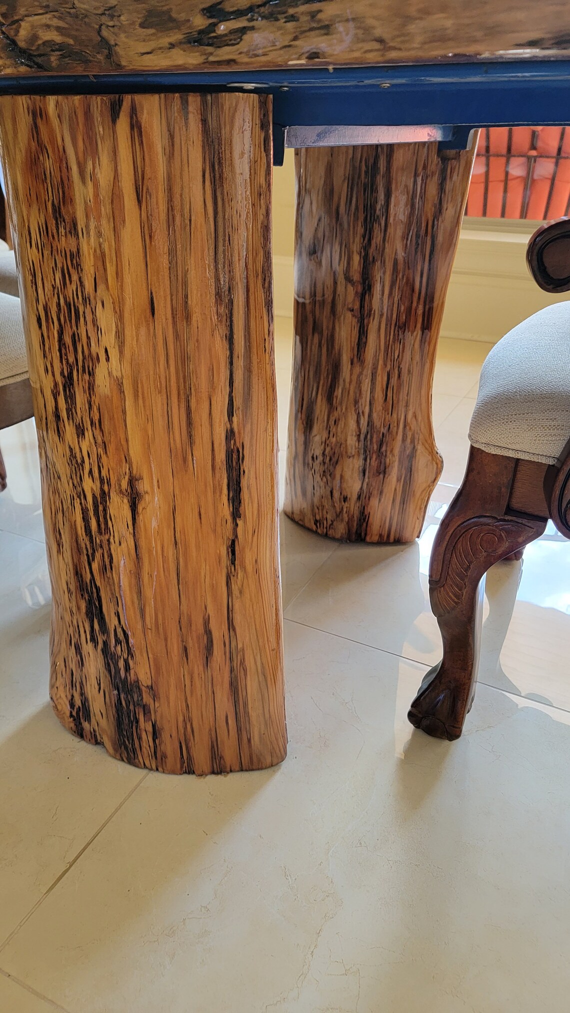 Beautiful Big Epoxy Cypress Tree Table - Etsy