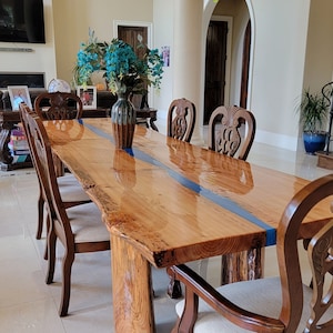 Beautiful Big Epoxy Cypress Tree Table - Etsy