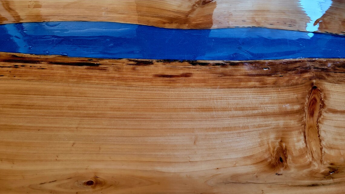 Beautiful Big Epoxy Cypress Tree Table - Etsy