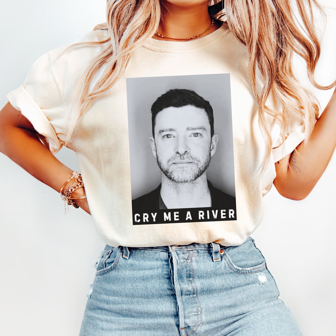 Justin Timberlake Mugshot Shirt - Cry Me A River - JT Mugshot - Justin ...