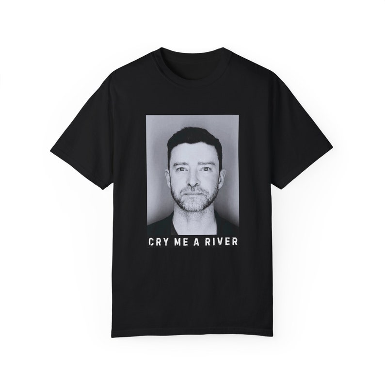 Justin Timberlake Mugshot Shirt Cry Me A River JT Mugshot Justin ...