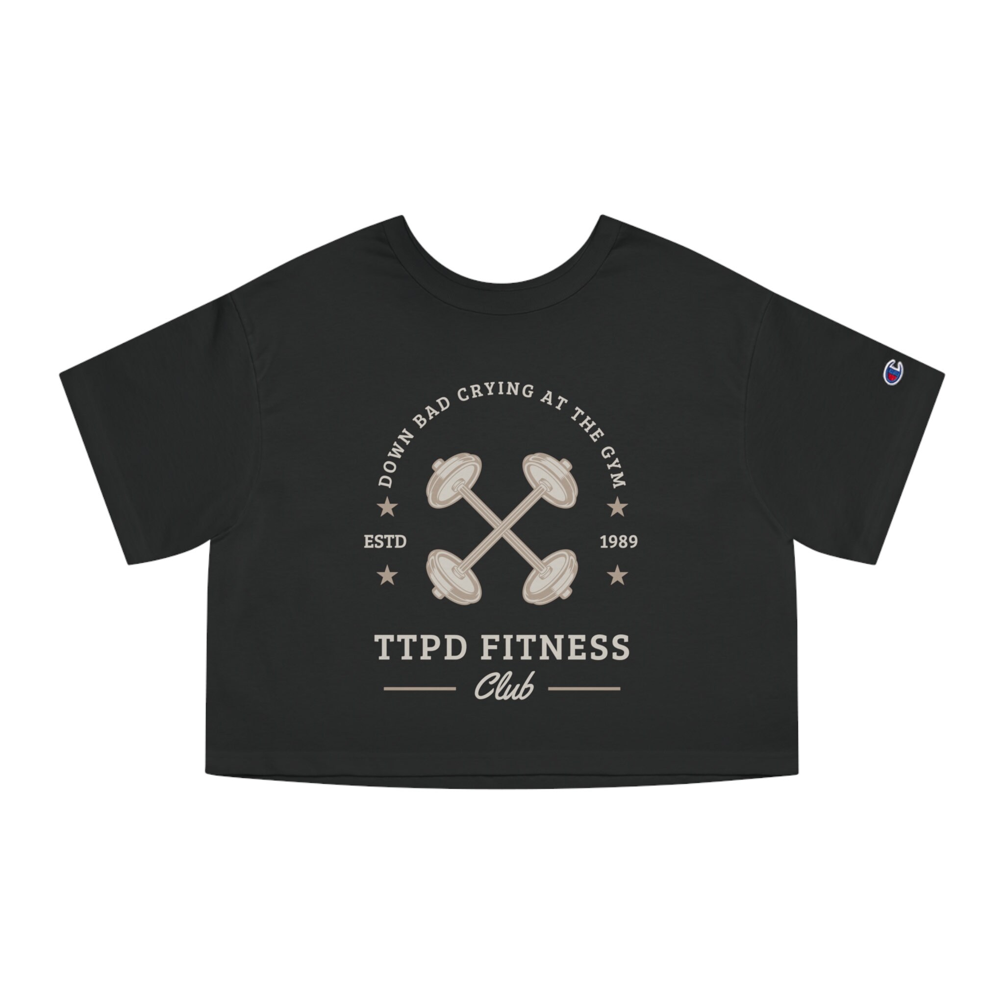 Down Bad Crying at the Gym TTPD Fitness Club Crop Top the Eras Tour ...