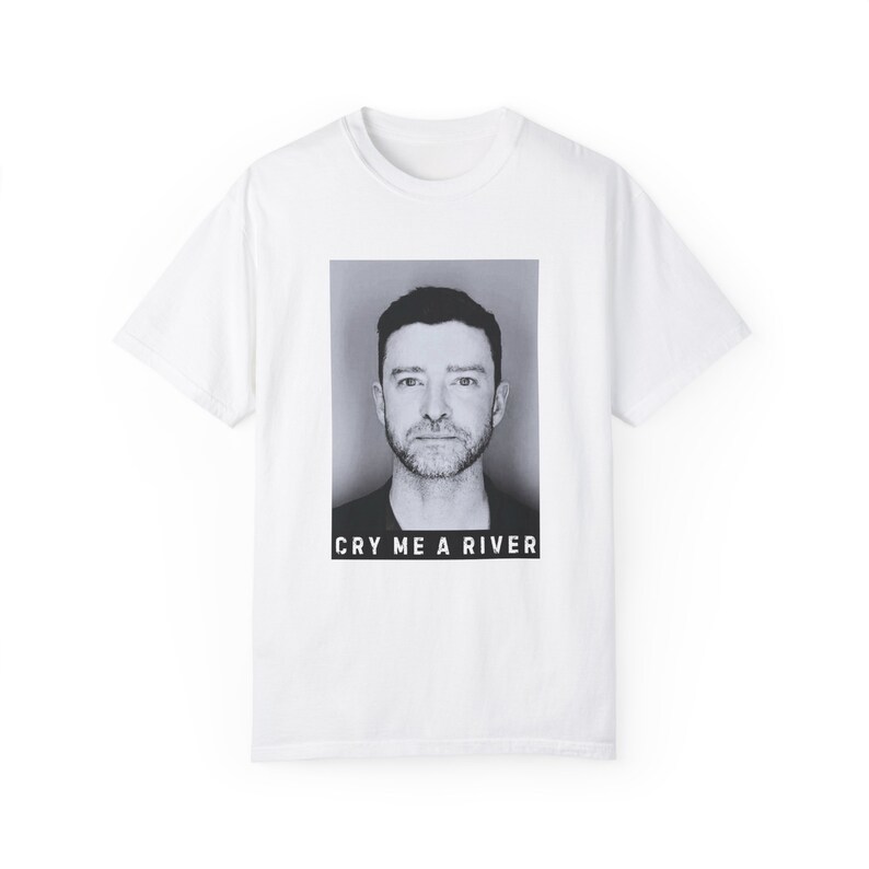 Justin Timberlake Mugshot Shirt Cry Me A River JT Mugshot Justin ...