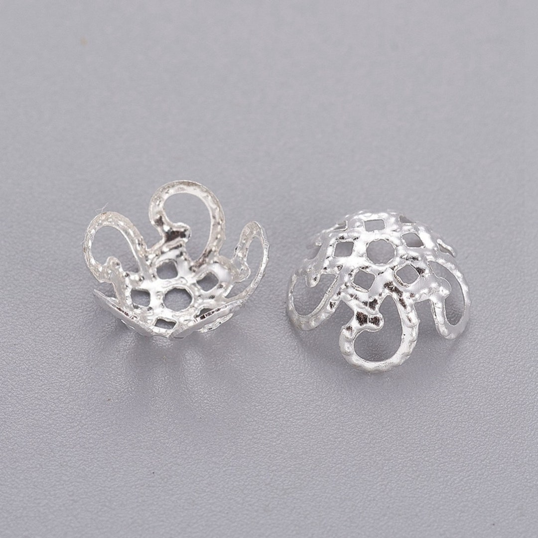 Lot of 30 Spacer Cups 10x4mm in Iron Silver Free Delivery - Etsy