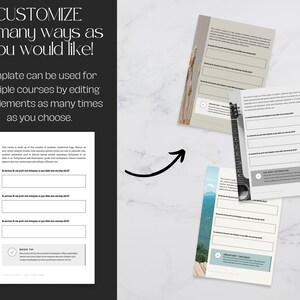 Course Workbook Customizable Canva Template/instant - Etsy