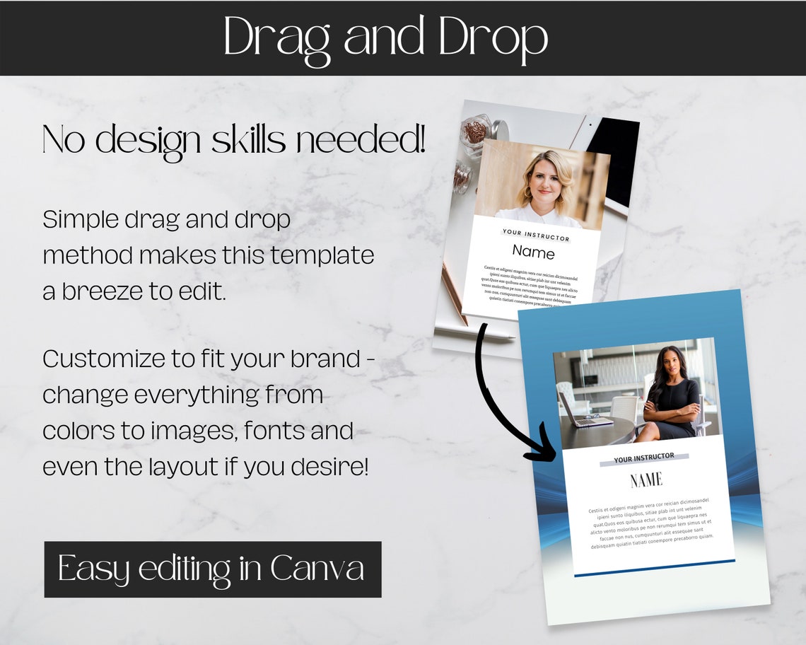 Course Workbook Customizable Canva Template/instant - Etsy