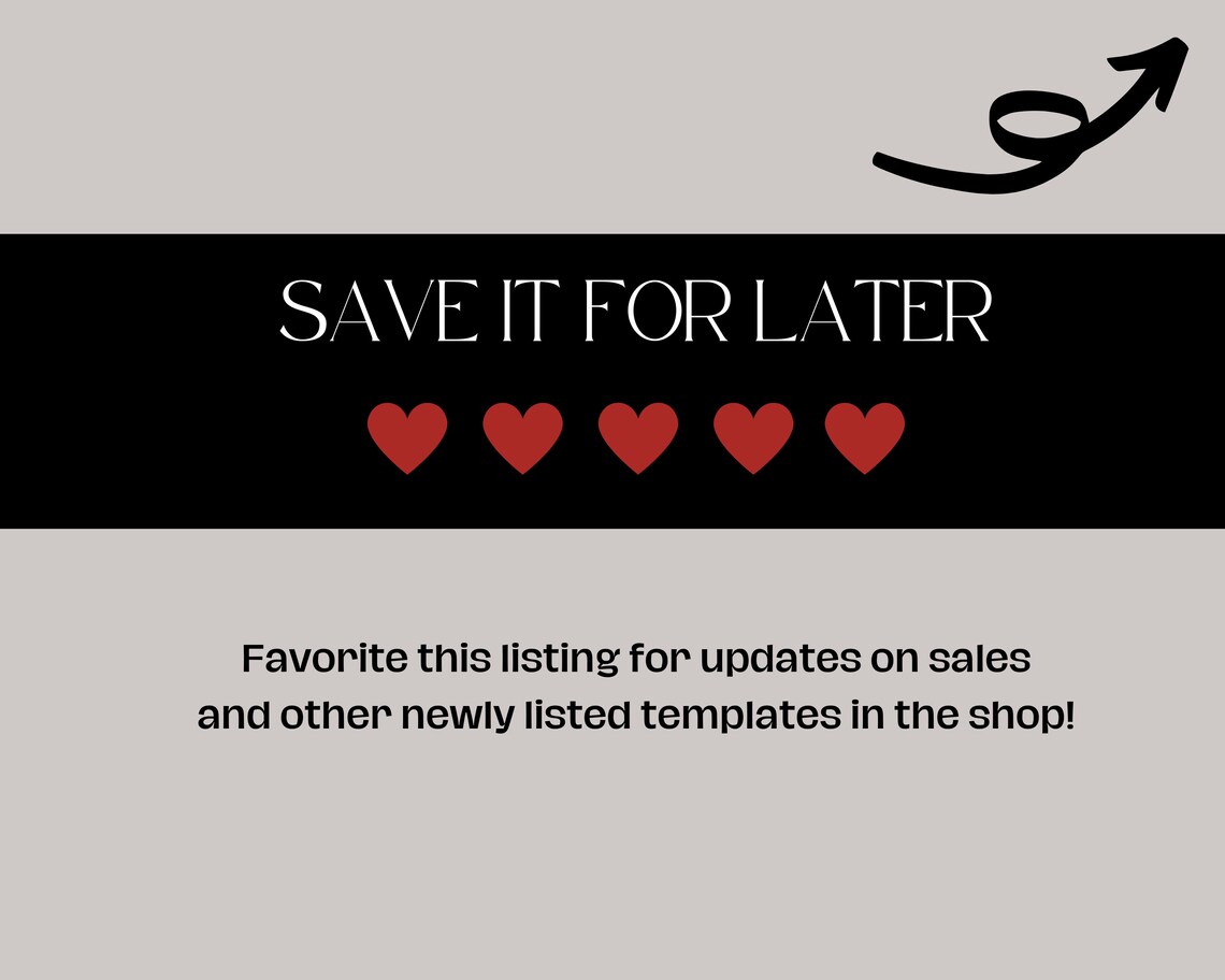 Business Information Quick Reference Guide Canva - Etsy