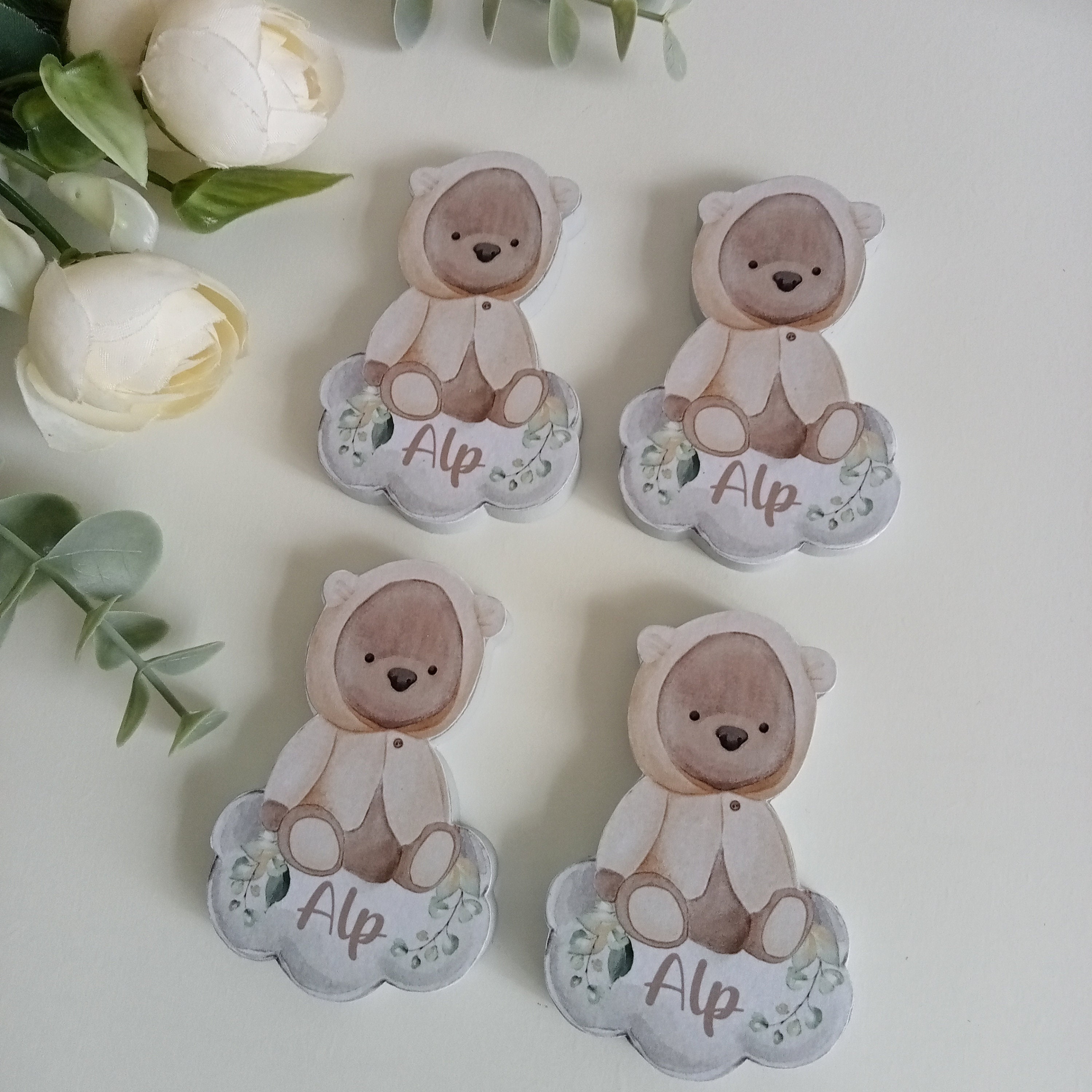Teddy Bear Gift Magnets Teddy Bear Baby Shower Gifts Teddy - Etsy