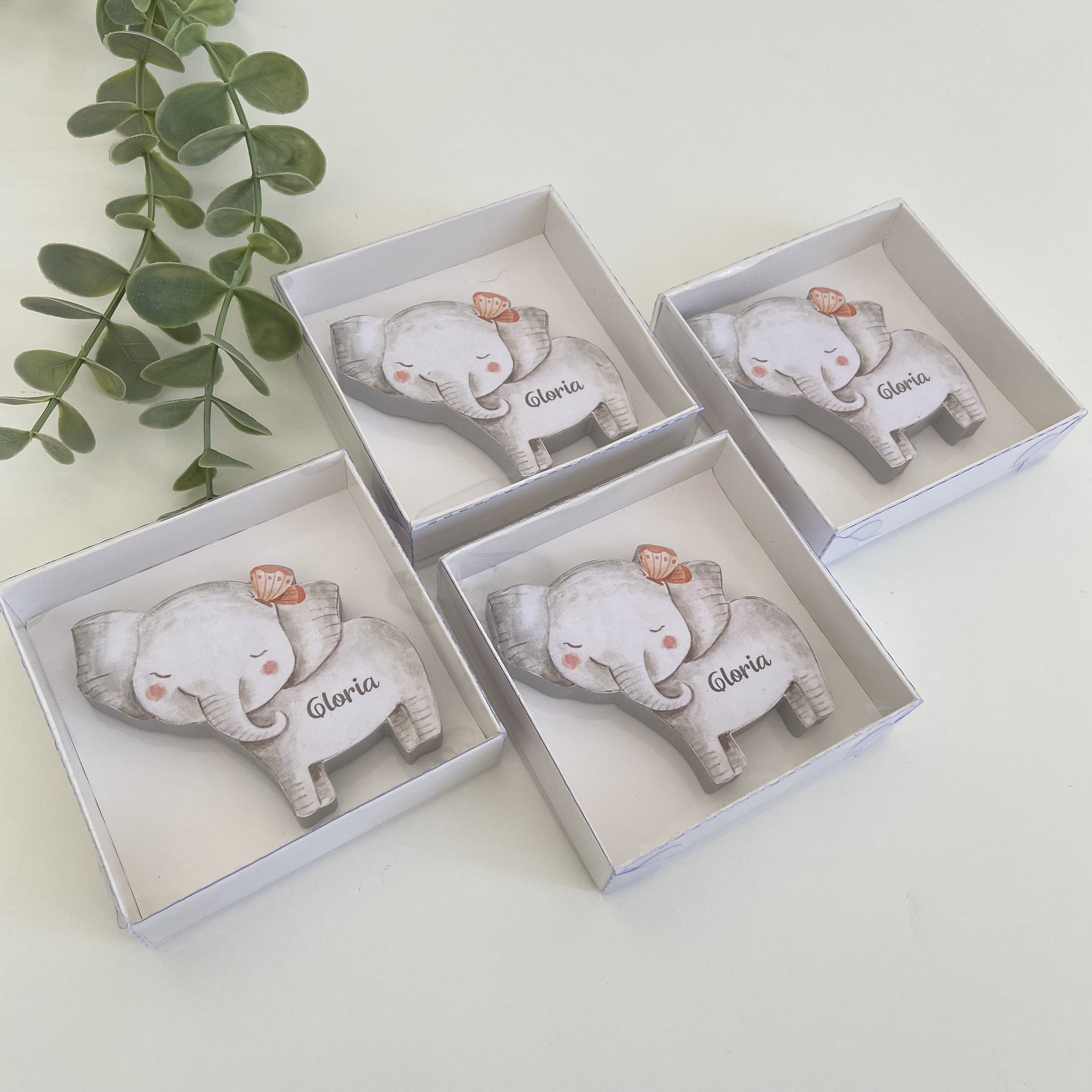 Personalized Wooden Elephant Nursery Baby Shower Favors/babyshower Host ...