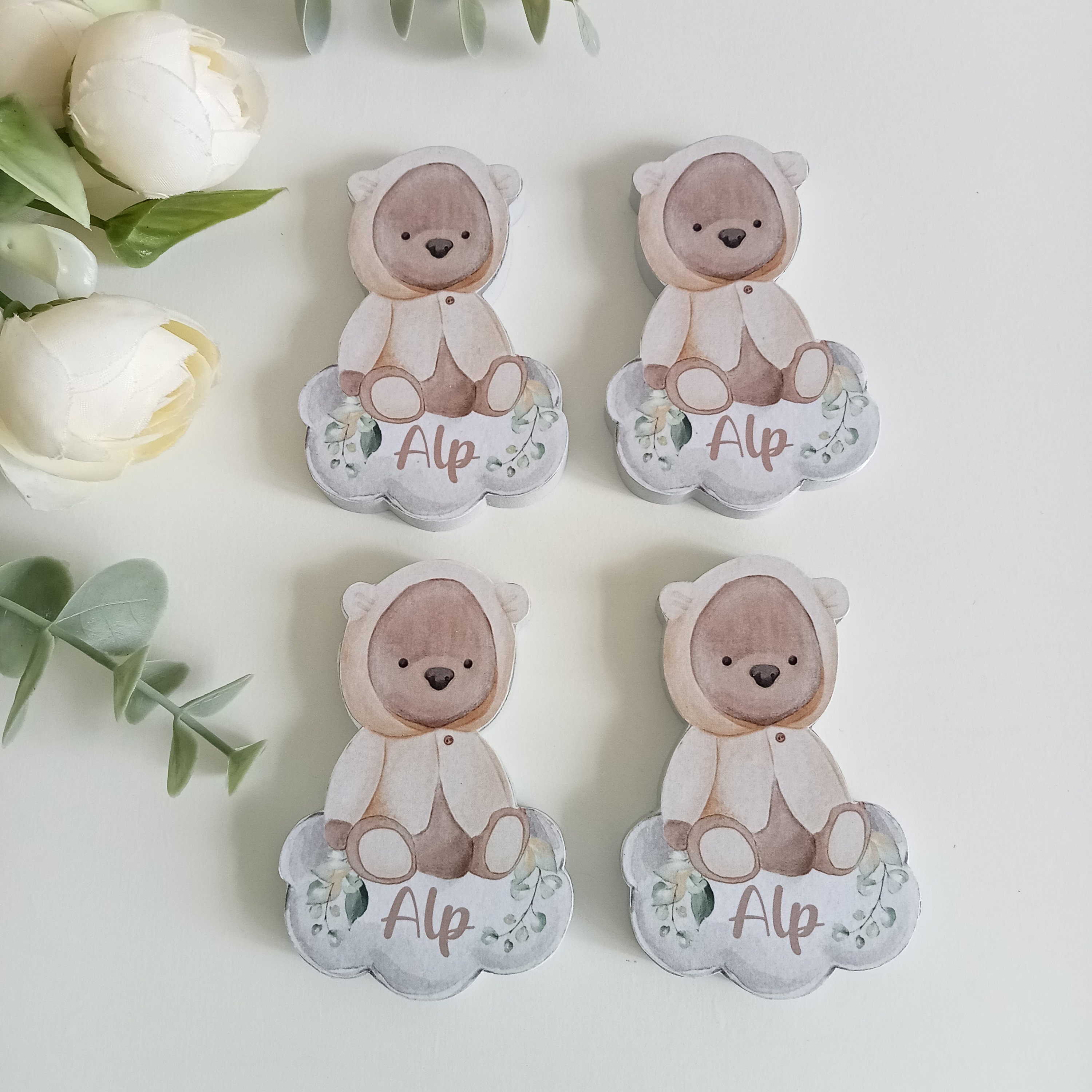 Teddy Bear Gift Magnets Teddy Bear Baby Shower Gifts Teddy - Etsy