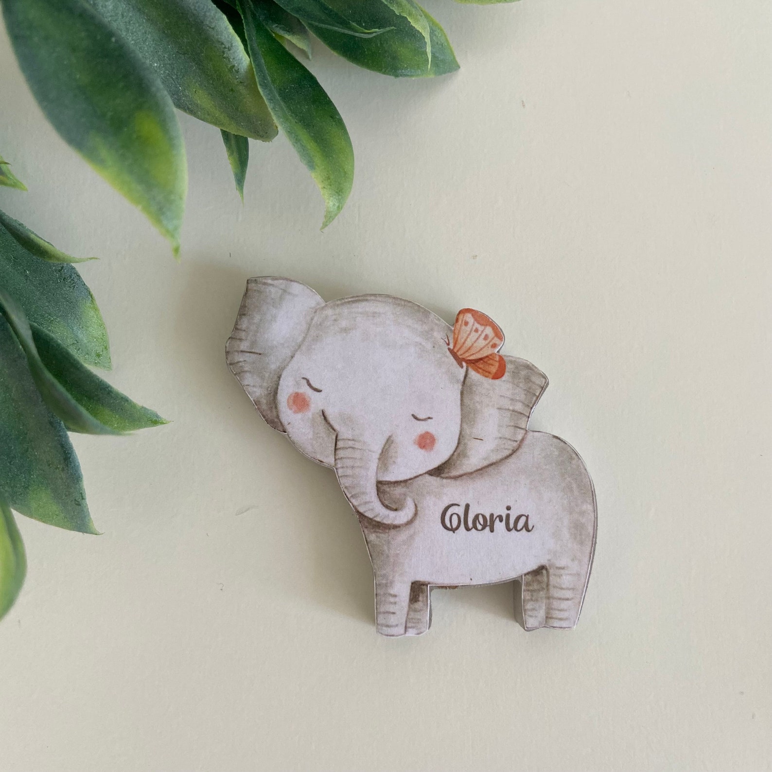 Personalized Wooden Elephant Nursery Baby Shower Favors/babyshower Host ...