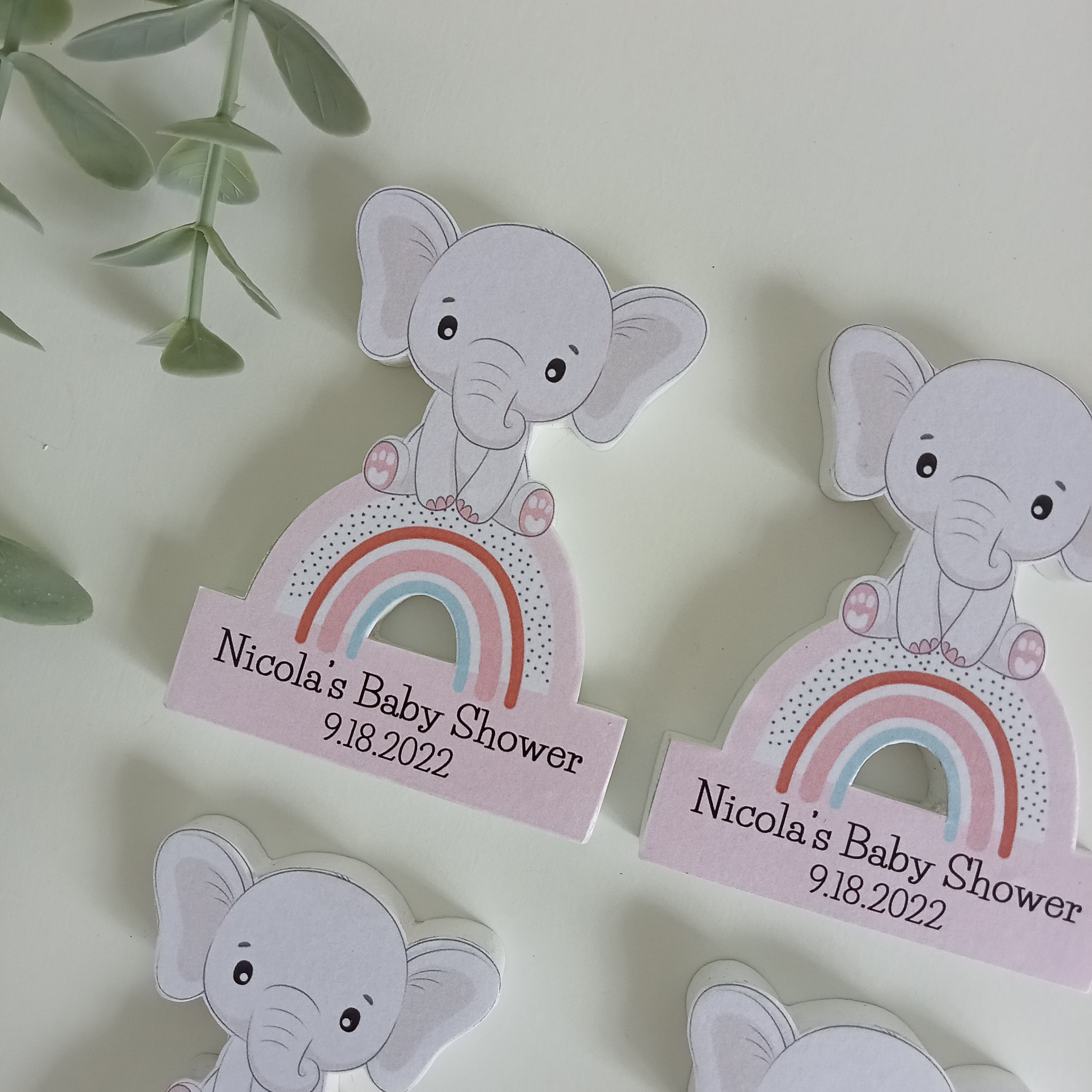 Personalized Elephant Baby Shower Favors,first Birthday Host Gift,thank ...
