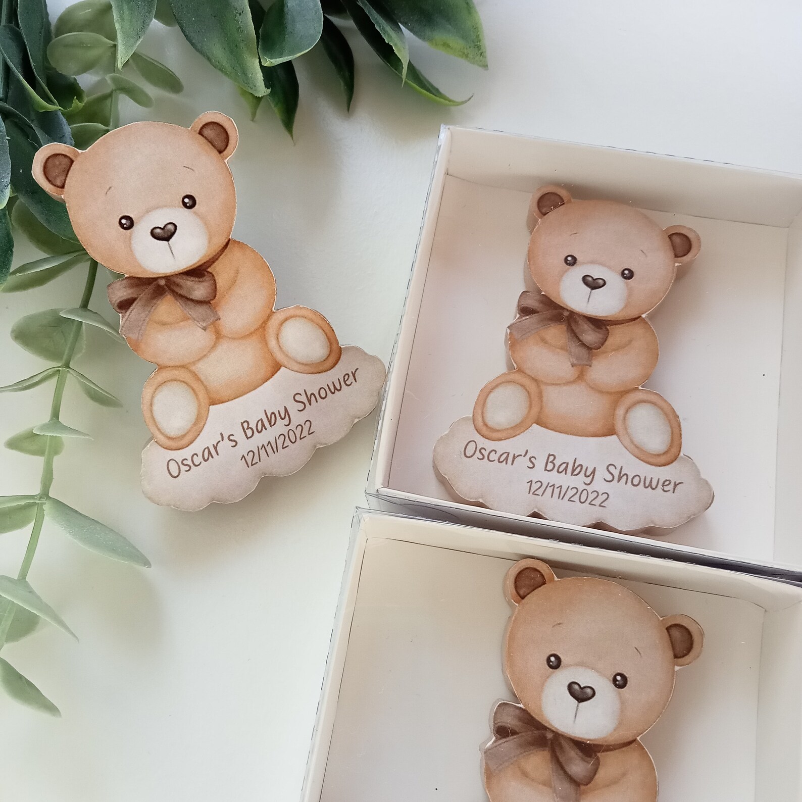 Custom Teddy Bear Baby Shower Favors, Birthday Gifts, Teddy Bear Party ...