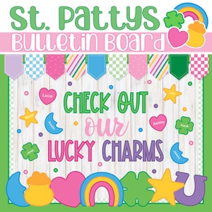 St. Patrick's Day Bulletin Board Kit. Lucky Charms. March Classroom ...
