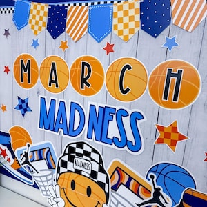 March Madness Bulletin Board Kit. Basketball Bracket. Learning ...