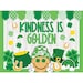 St. Patrick's Day Bulletin Board Kit: Kindness is Golden (PDF) - Etsy