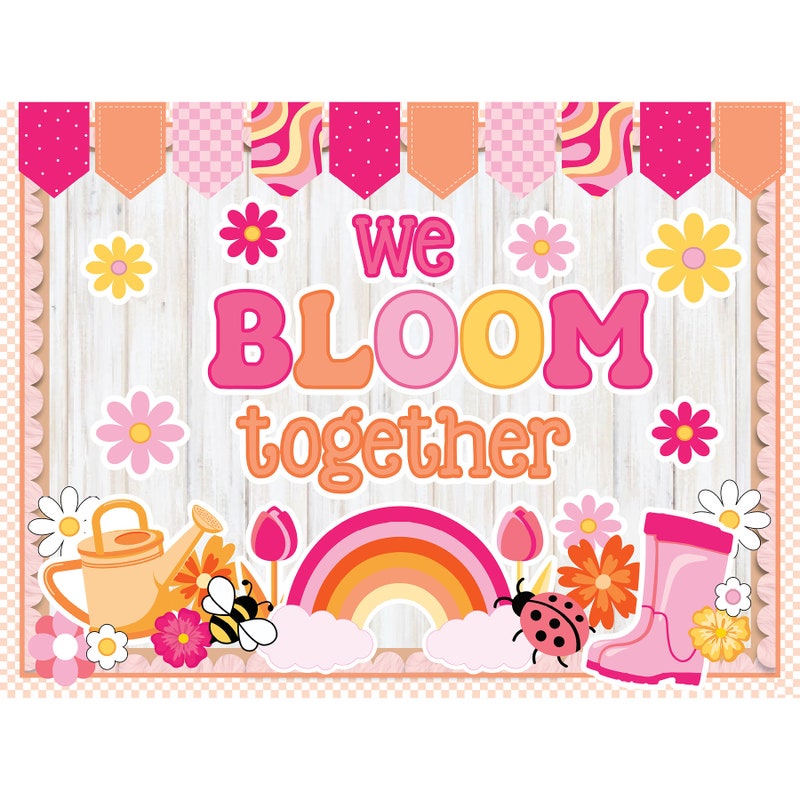 We Bloom Together Bulletin Board - Etsy