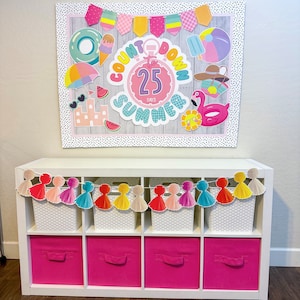 End of Year Summer Bulletin Board Kit. Summer Countdown. Classroom Door ...