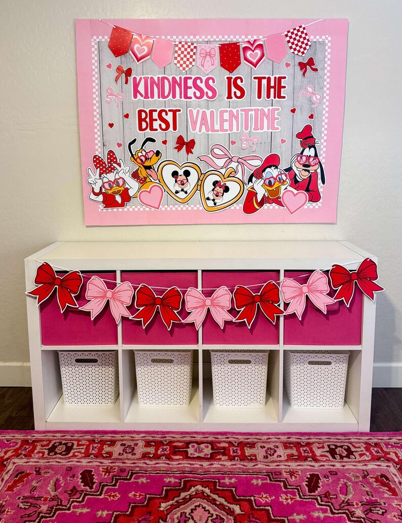 Valentine's Day Bulletin Board Kit: Kindness Classroom Decor (PDF) - Etsy