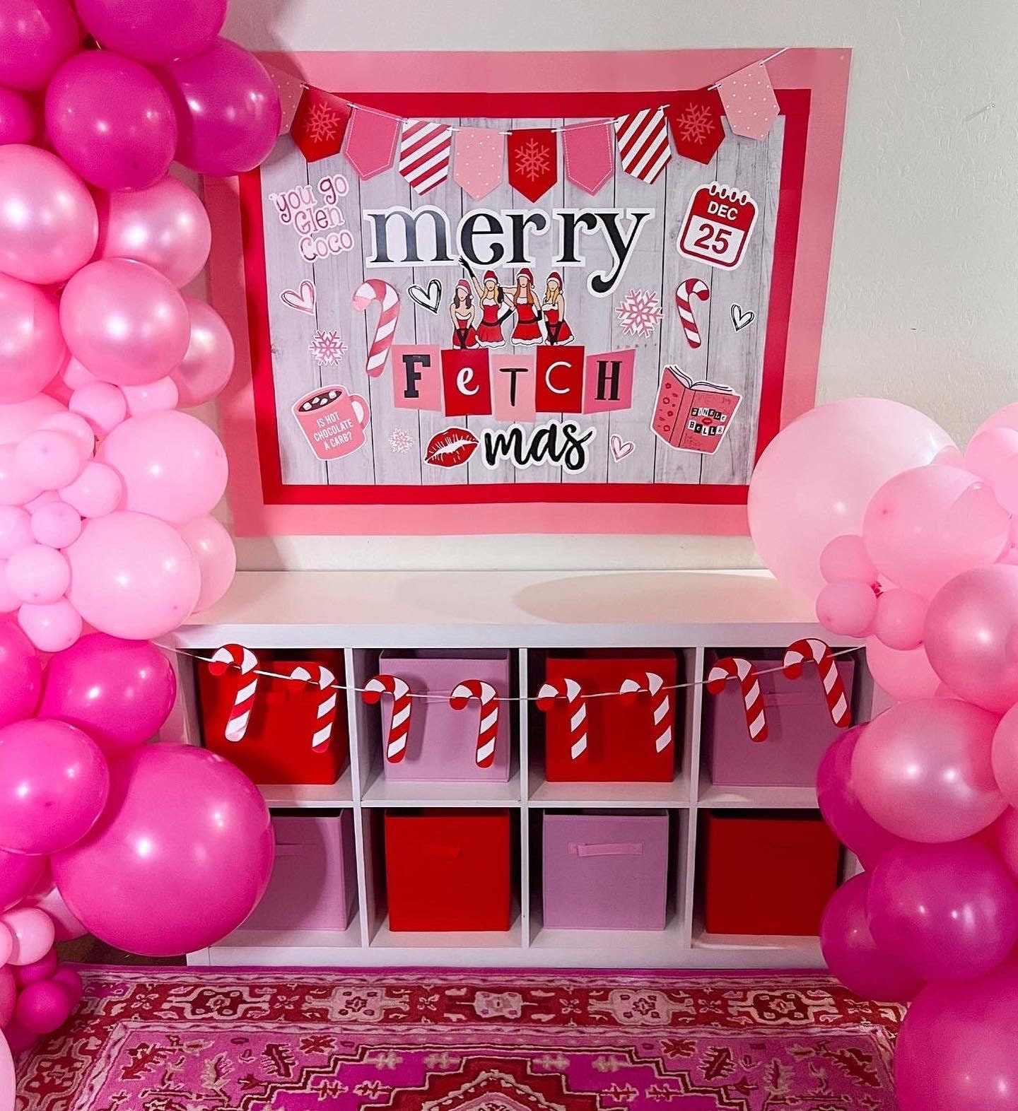 Mean Girls Christmas Bulletin Board: Merry Fetch-mas Decor (digital ...