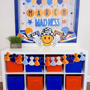 March Madness Bulletin Board Kit: Basketball Classroom Decor (PDF) - Etsy