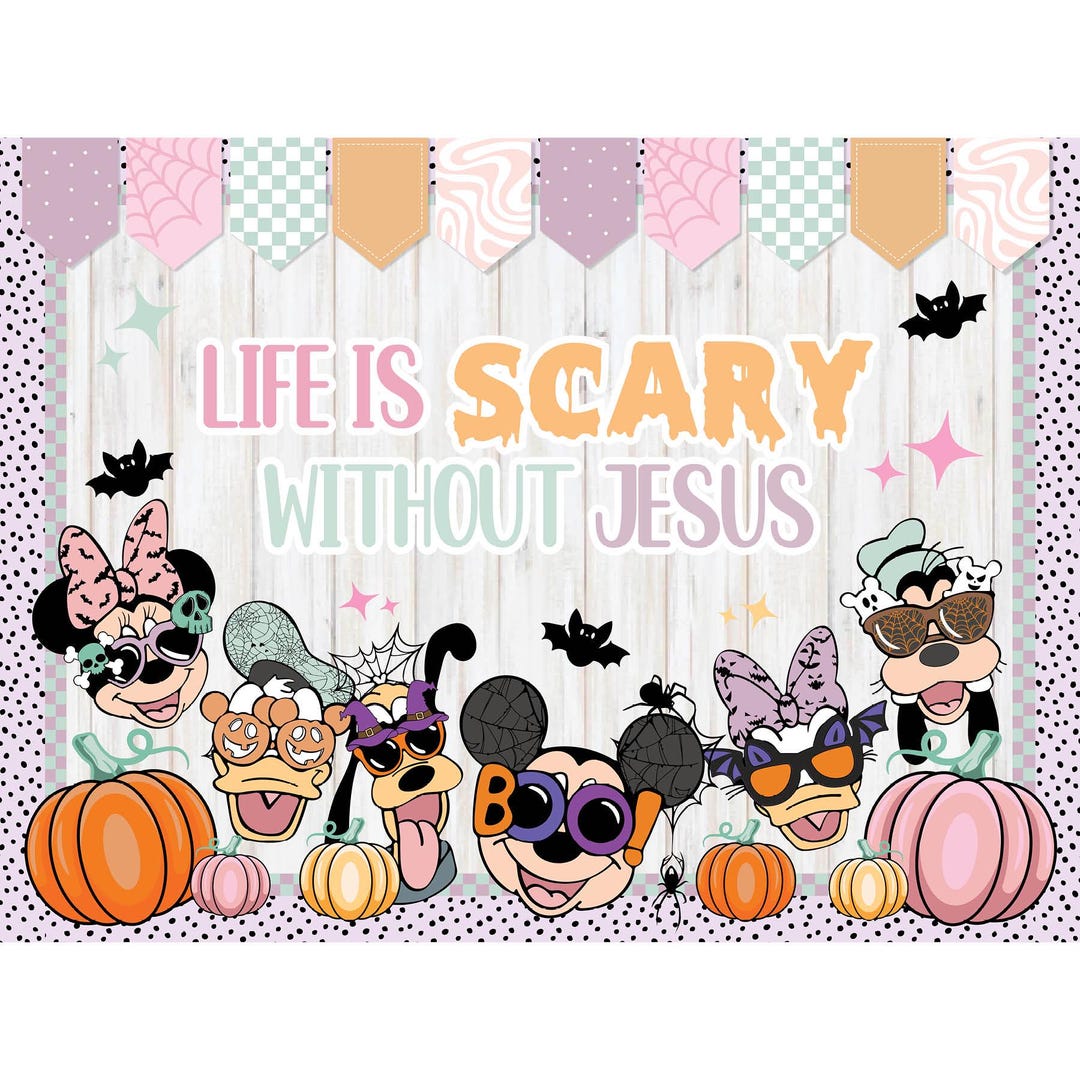 Halloween Bulletin Board: Disney, Biblical Theme (digital Download) - Etsy