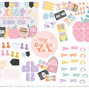 Jesus is the Core Bulletin Board Kit: Classroom Decor (PDF) - Etsy