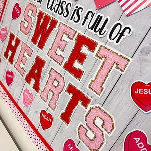 Valentine's Day Bulletin Board Kit. Sweet Heart Candy. February ...