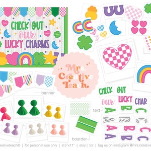 St. Patrick's Day Bulletin Board Kit. Lucky Charms. March Classroom ...