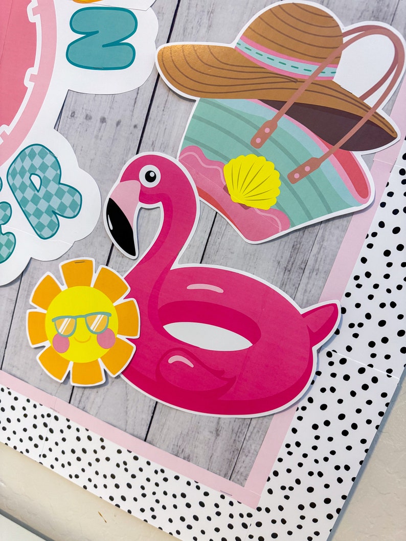 Summer Countdown Bulletin Board Kit: End of Year Classroom Decor (PDF ...