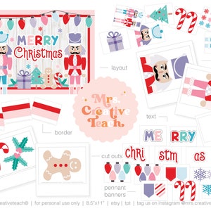 Christmas Nutcracker Bulletin Board Kit: Holiday Classroom Decor ...