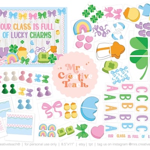 St. Patrick's Day Bulletin Board Kit. Lucky Charms. March Classroom ...