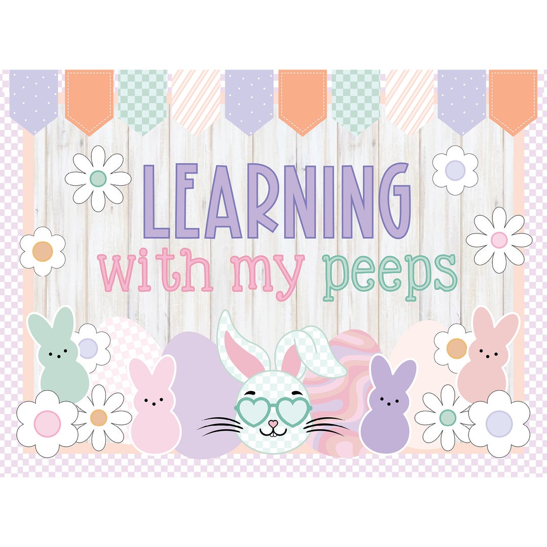 Easter Classroom Bulletin Board Kit: Spring Door Decor (PDF) - Etsy