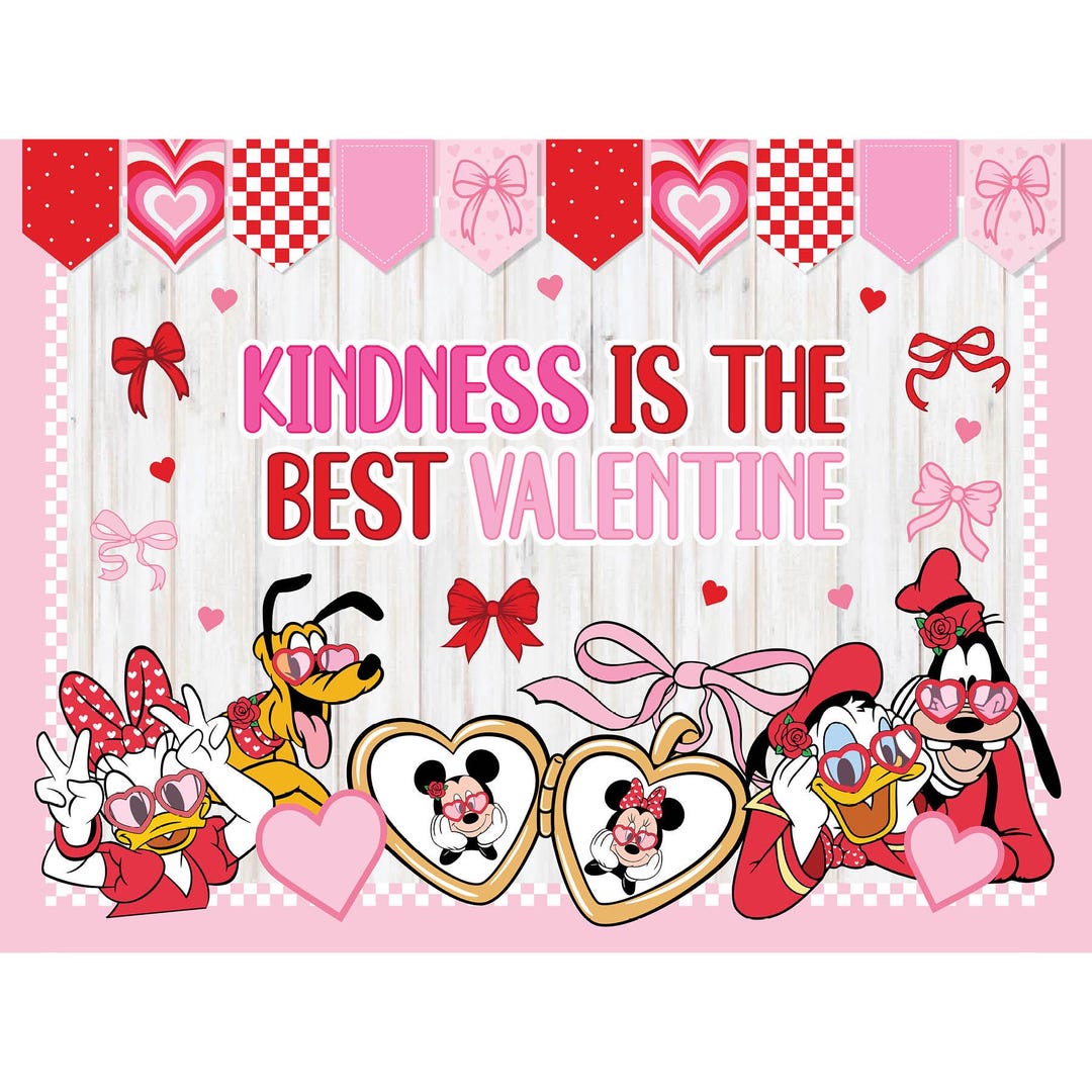 Valentine's Day Bulletin Board Kit: Kindness Classroom Decor (PDF) - Etsy