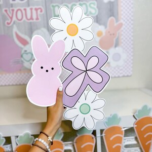 Easter Bulletin Board Kit. He is Risen Tell Your Peeps. Spring ...