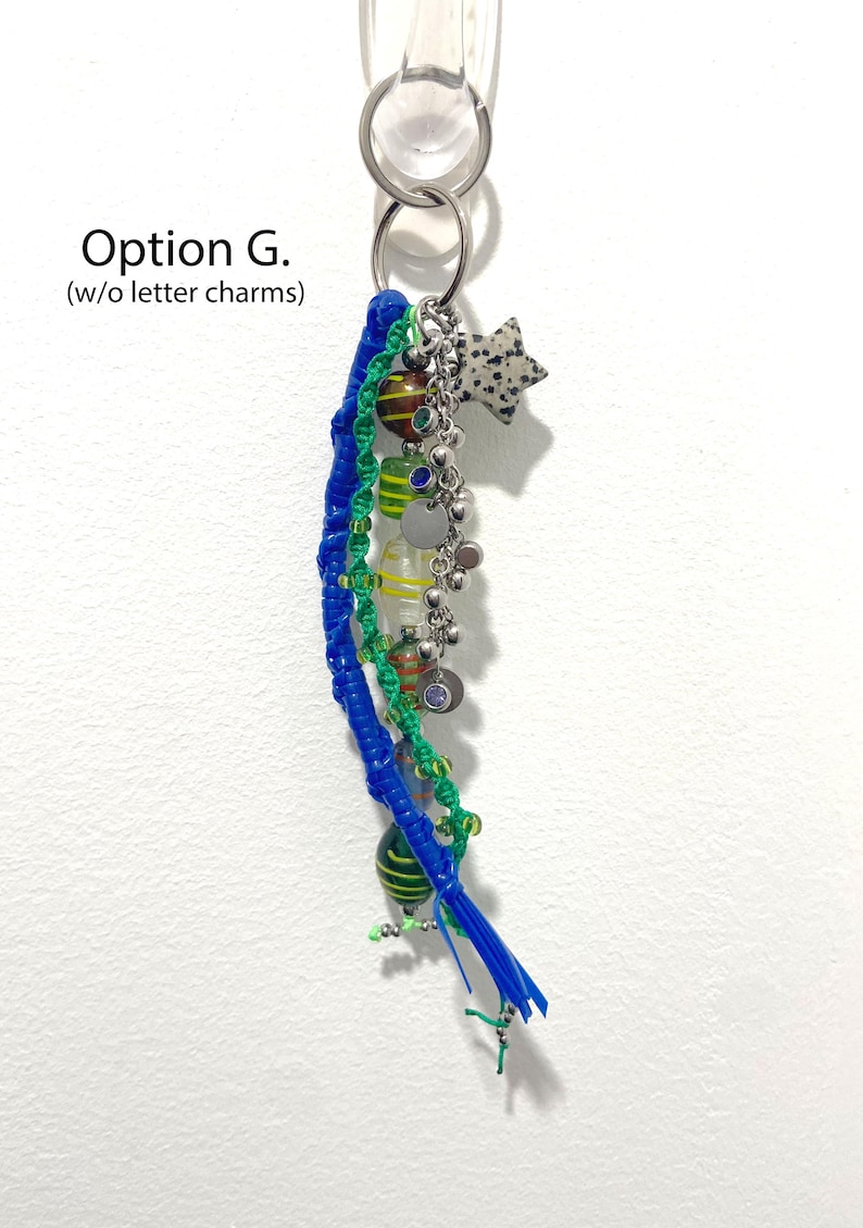 Y2K Accessories | Summer Keychain | Glass Beads | Bag Charms | Gimp ...