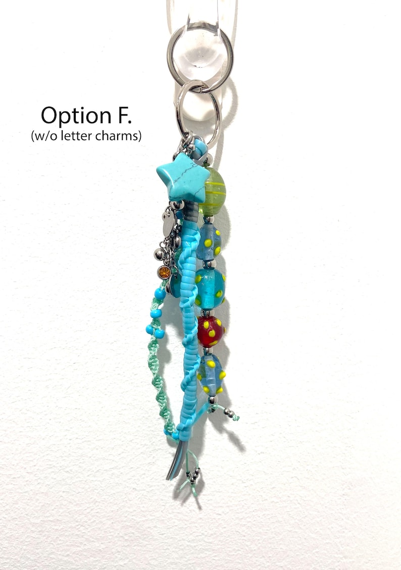 Y2K Accessories | Summer Keychain | Glass Beads | Bag Charms | Gimp ...