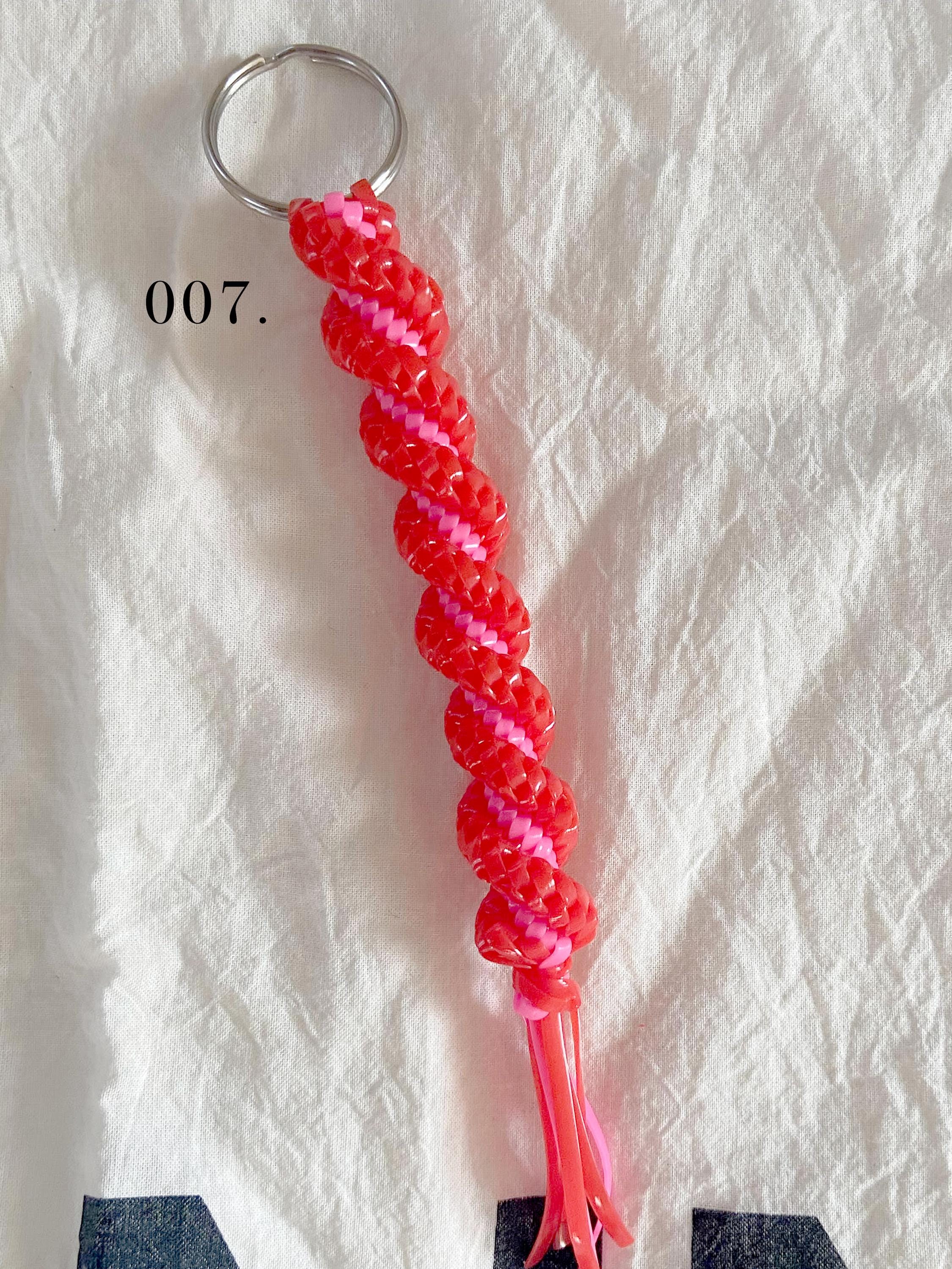 Corkscrew Stitch Style Lanyard | Boondoggle Keychain | Jumbo Lanyard ...