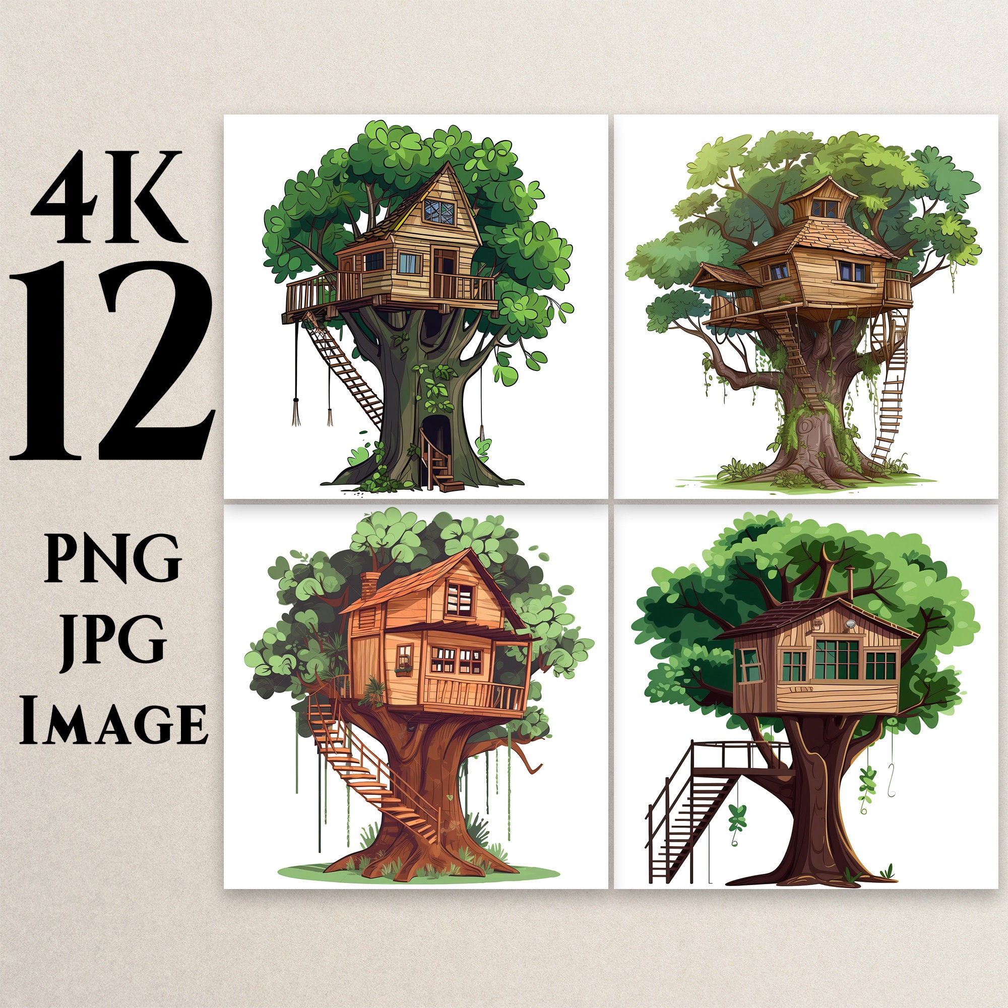 Tree House Clipart