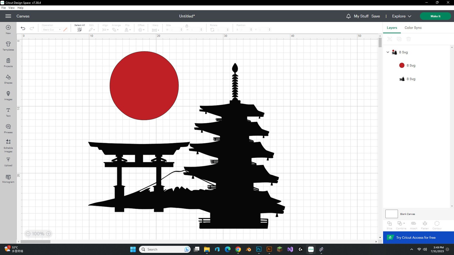 10 Torii Gate Svg, Png, Jpg, Ai, Commercial Use, Japan Svg, Torii ...