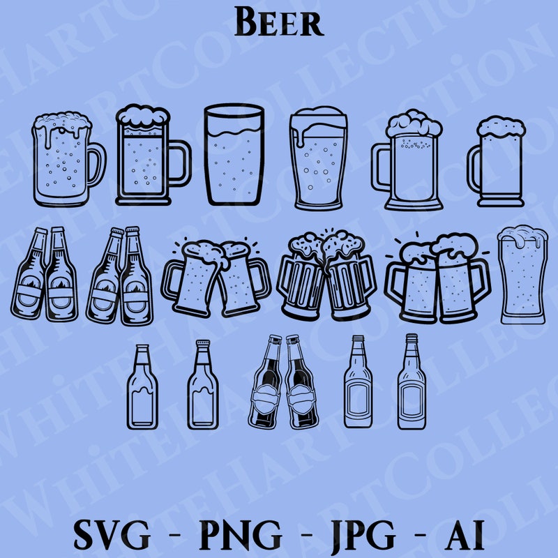 Beer Bottle Svg - Etsy