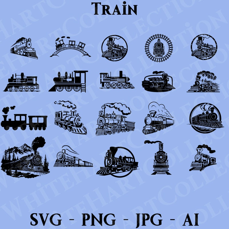 Train Stencil - Etsy