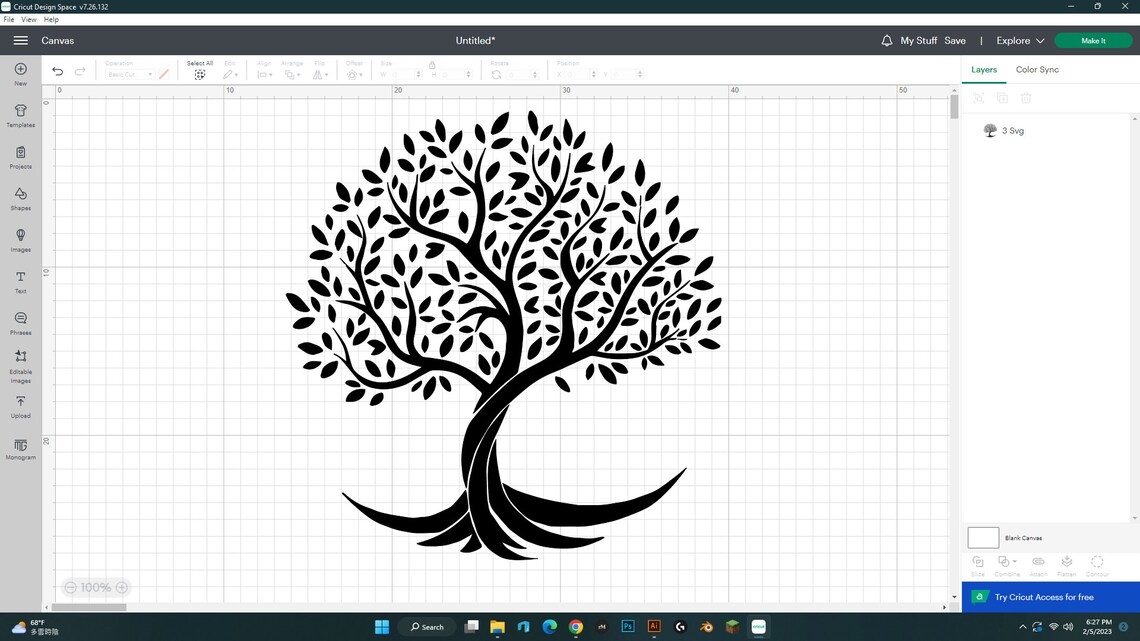 30 Tree Svg Png Jpg Ai Commercial Use Forest Plants - Etsy