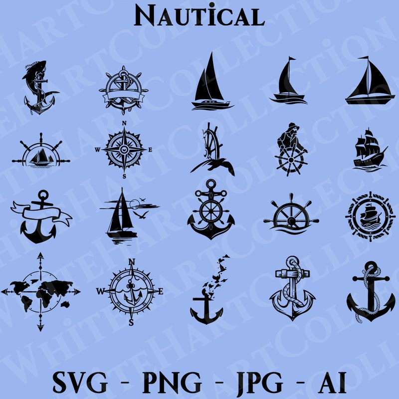 Nautical Svg - Etsy