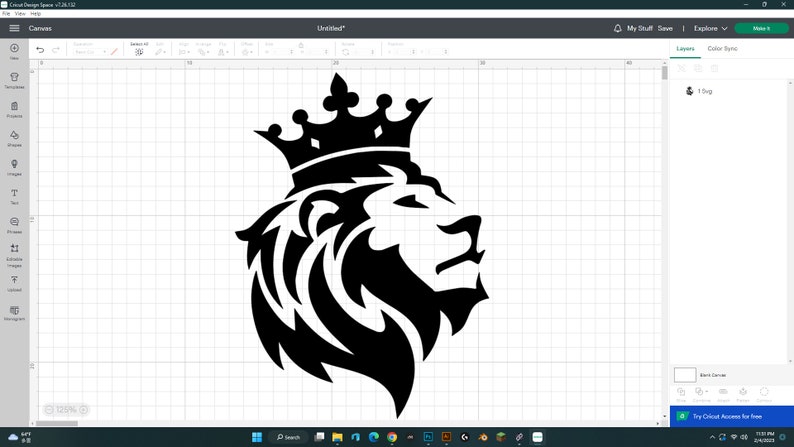 Rey León Svg, Png, Jpg, Ai, Uso Comercial, León con Corona, Rey Animal ...